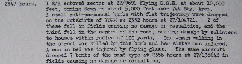 Remembering Tragic Prelude to the First Raid. – RAIDS OVER YORK